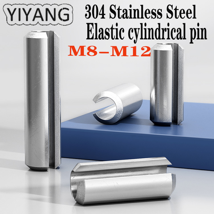 304 Stainless Steel Elastic cylindrical pin Spring Elastic Cylindrical ...