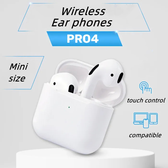 Wireless earphone mini Tws pro4 Bluetooth headset 5.0 in-ear ,Suitable ...