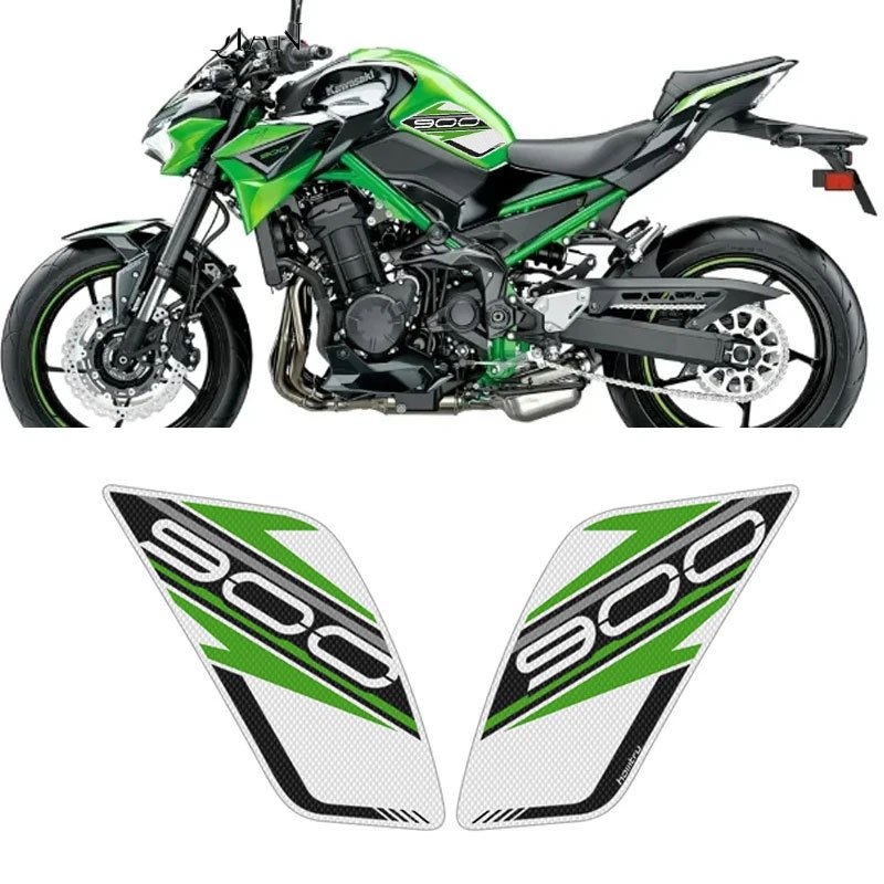 Side Tank Pad Sticker Protection Knee Grip Anti-slip For Kawasaki Z900 ...