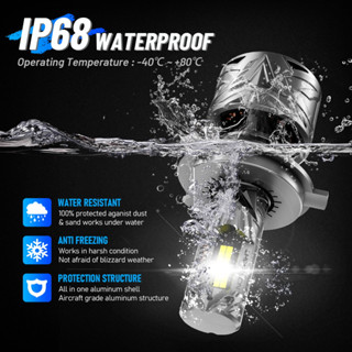 Novsight N70 LED Car Headlight H4 H7 H11 9005 9006 240W 50000LM 6500K ...