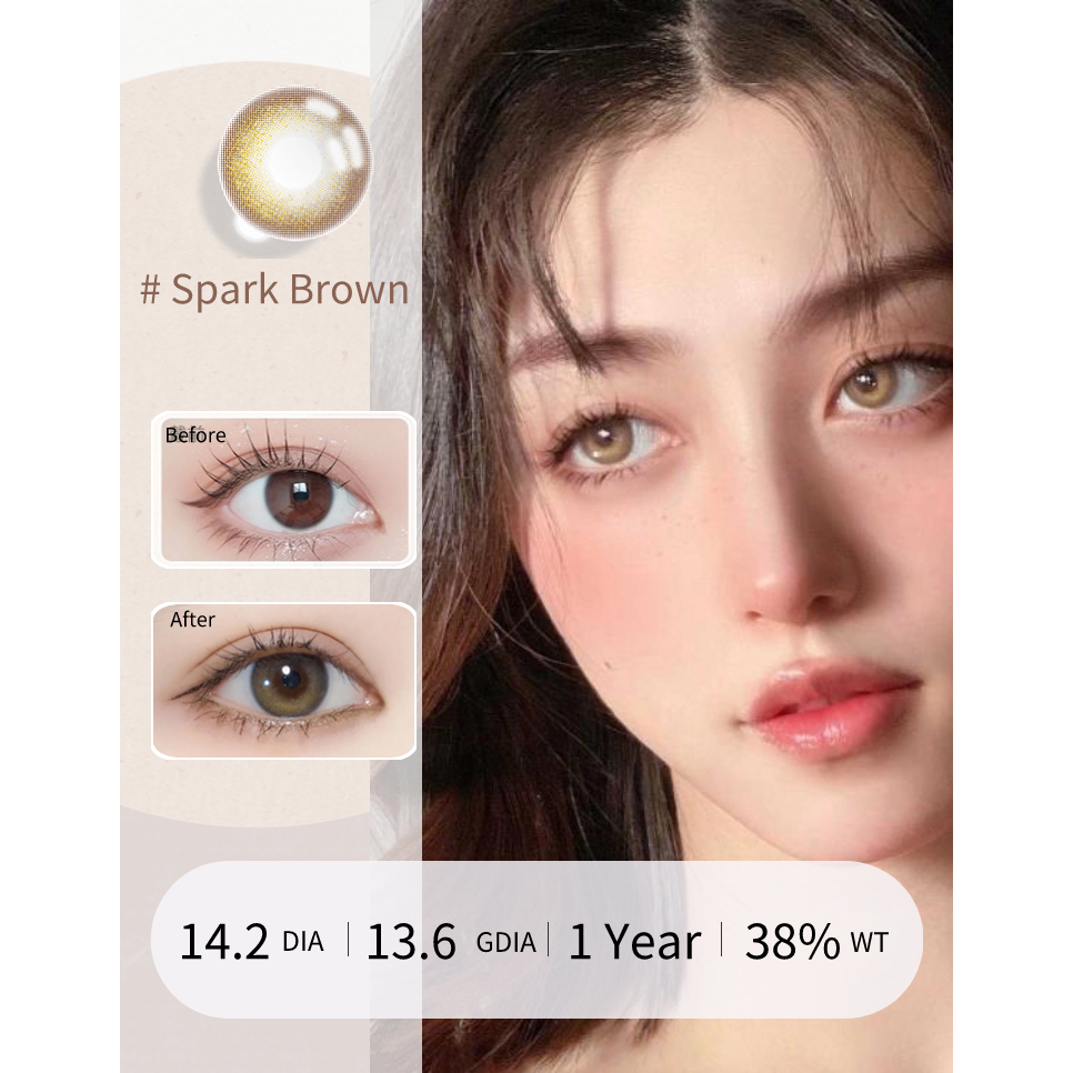 Visual Click 1 Pair contact lenses soft Hema contact lenses Natural ...