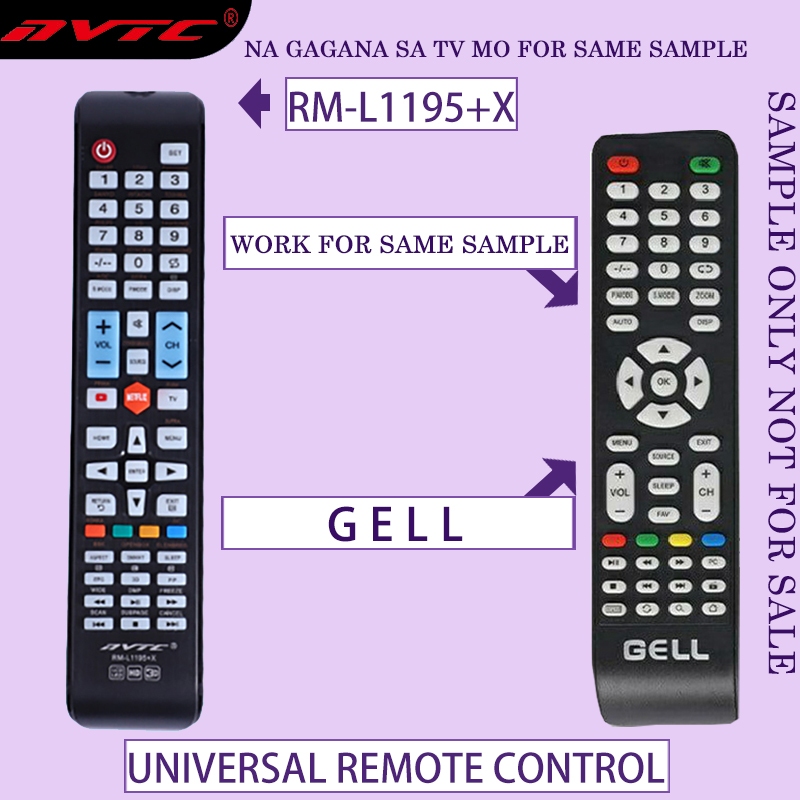 100% Universal remote control for gell smart tv remote na universal na ...