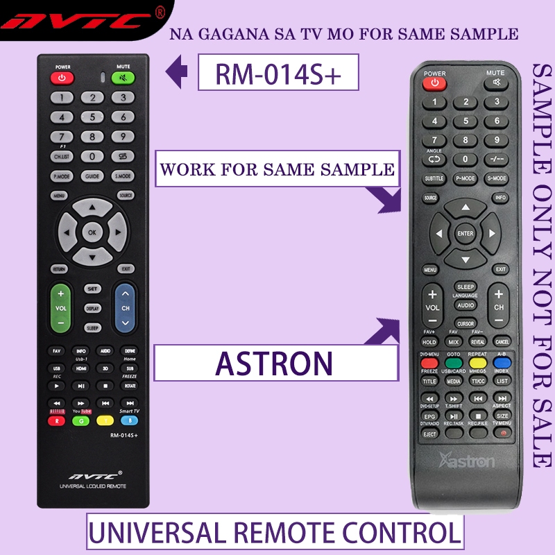 100%Universal remote control for astron smart tv remote,universal na ...