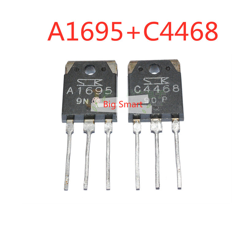 10 pcs 2SC4468 2SA1695 TO-3P C4468 A1695 audio amplifier board to tube Transistor | Shopee ...