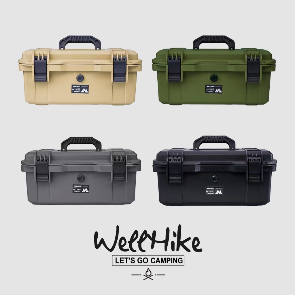 Wellhike Outdoor Tactical Toolbox Camping Waterproof Storage ...
