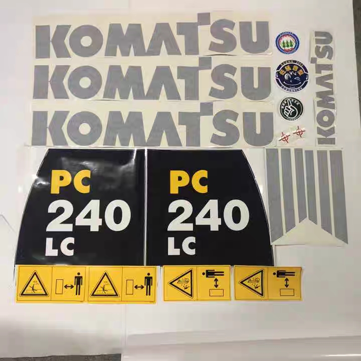 Komatsu excavator sticker PC200-8 sitcker PC120-6 PC130-7 whole set ...