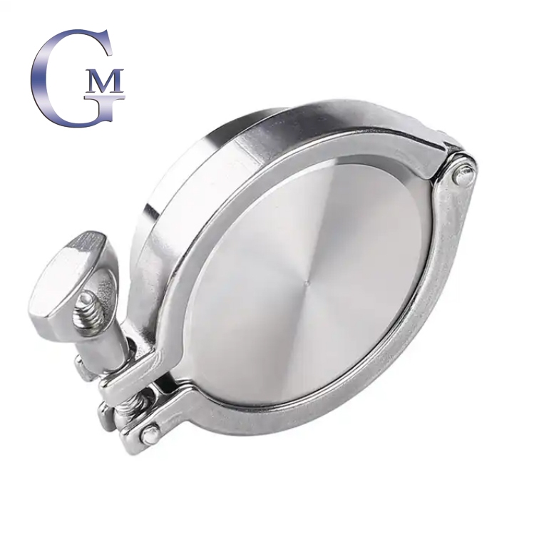 3" 304 Sanitary Stainless Steel Pipe Tri Clamp Ferrule End Cap Set (1 x ...