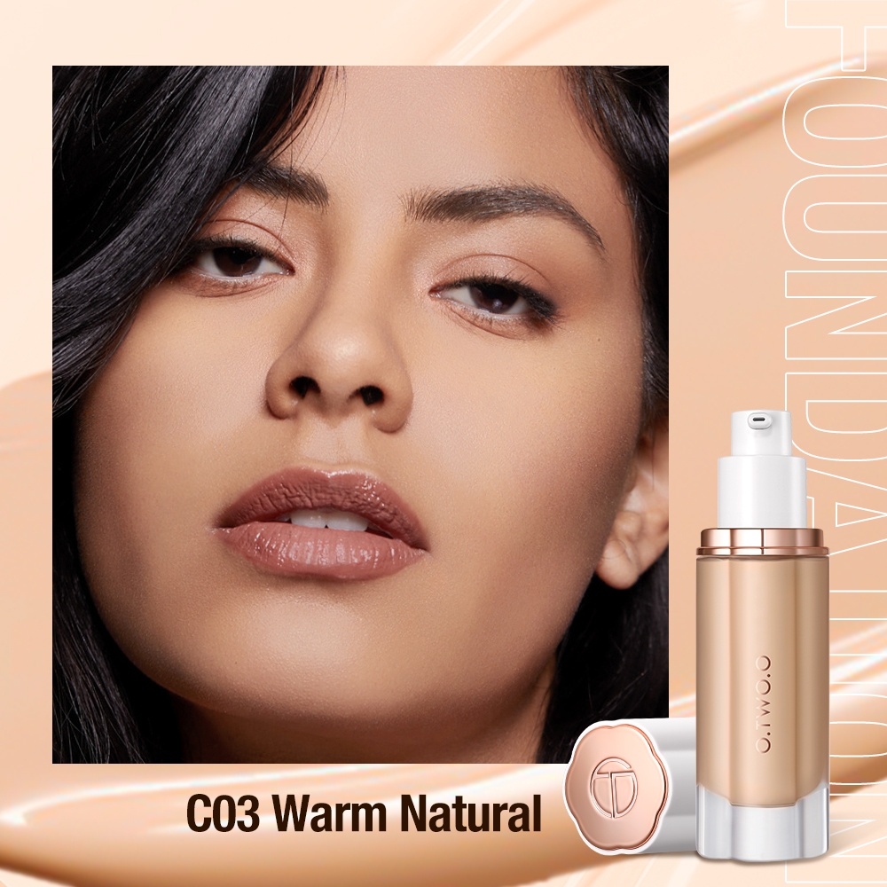 O.Two.O Foundation Face Makeup Long Lasting 24h 3 Colors Natural ...