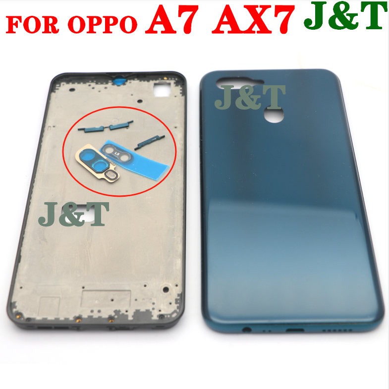 For OPPO A7 AX7 CPH1903 LCD Front Middle Frame Back Battery Cover ...