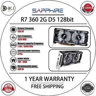 Sapphire R7 360 2GB GDDR5 OC 128bit Video Cards AMD Radeon R7 360 2GB ...
