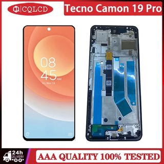 Original For Tecno Camon 19 Pro ci8 LCD With Frame Display Panel Screen Repair Parts Replacement ...