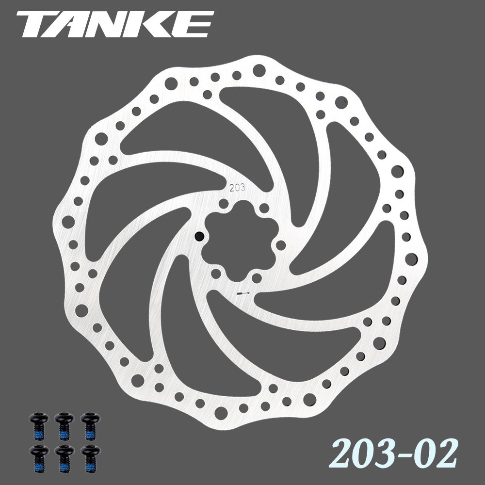 TANKE Bike Brake Rotor disc 140mm 160mm 180mm 203mm Bicycle Cycling ...