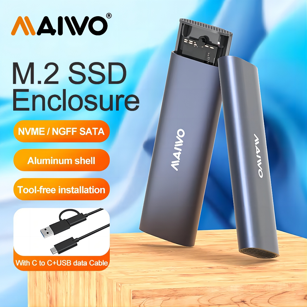 MAIWO M.2 SSD Enclosure Support 4TB SSD | Shopee Philippines