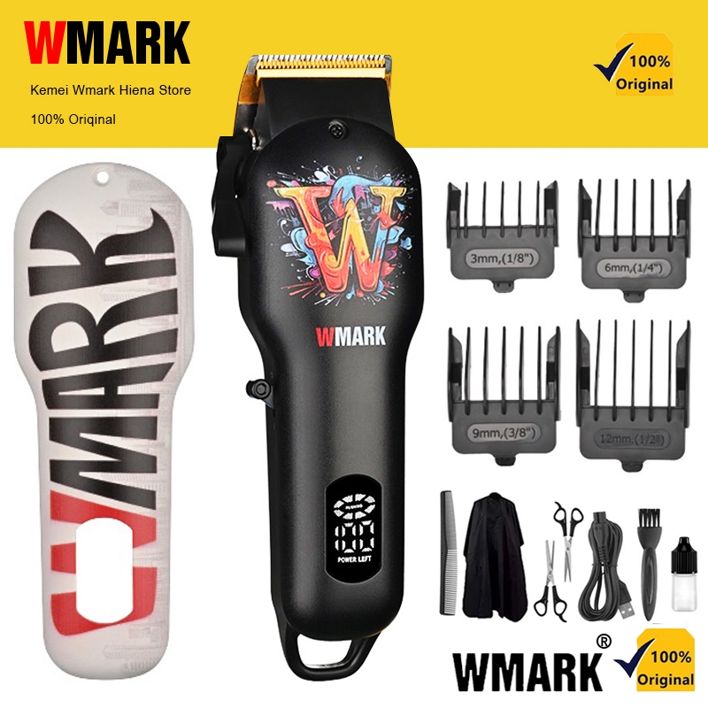 NEW WMARK NG-123 Hair Clipper Original Electric Fader Oil Head Electric ...