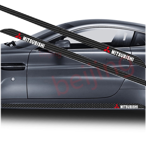 2Pcs Car Stickers Auto Side Stripes Decals Sticker Decal Badge For ...