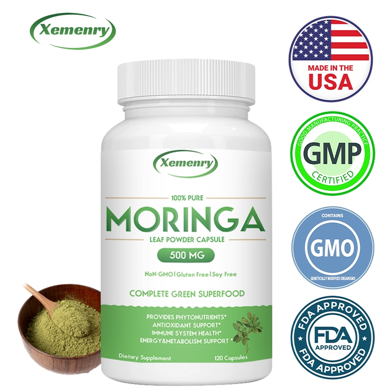 Moringa Capsules - Organic Moringa Supplement made from Moringa Leaf ...