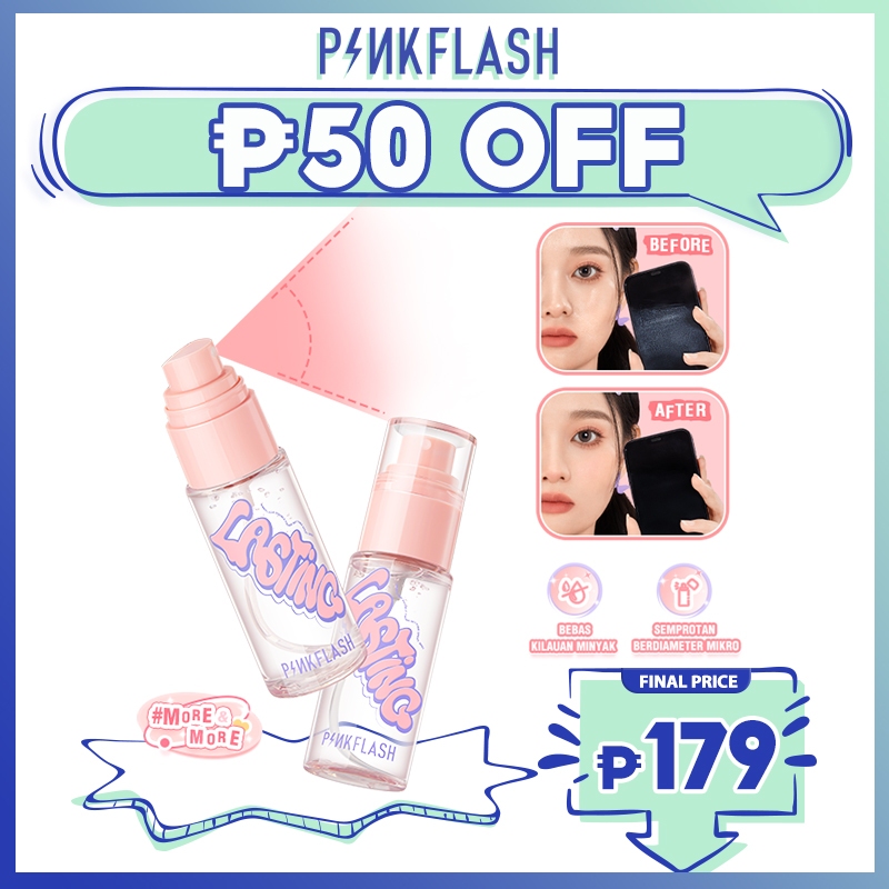 PINKFLASH #More&More Shine-free Hydrating Setting Spray Fix & Lock ...