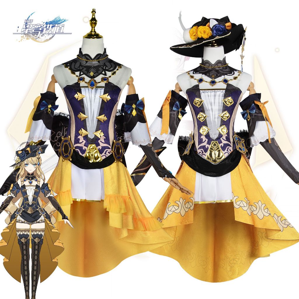 【Ready Stock】Genshin Impact Navia Cosplay Costume Fontaine Game Anime ...