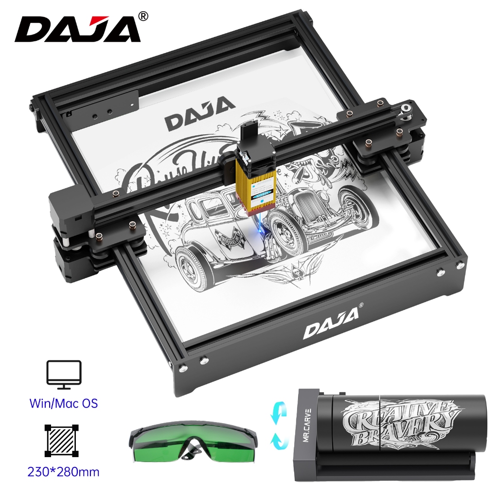 DAJA D3 Laser Engraver Machine Carving Automatic Engraving Metal ...