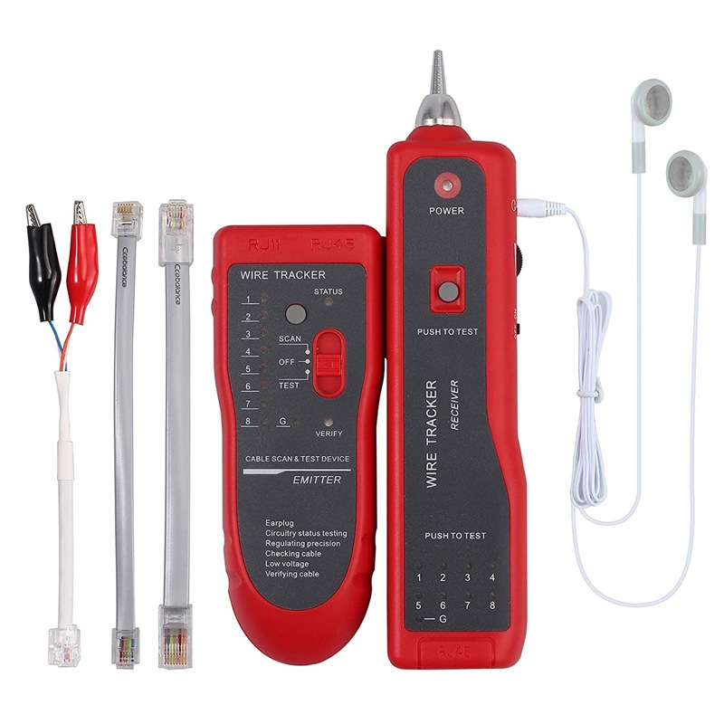 JW-360 LAN Network Cable Tester Telephone Wire Tracker Diagnose Tone ...