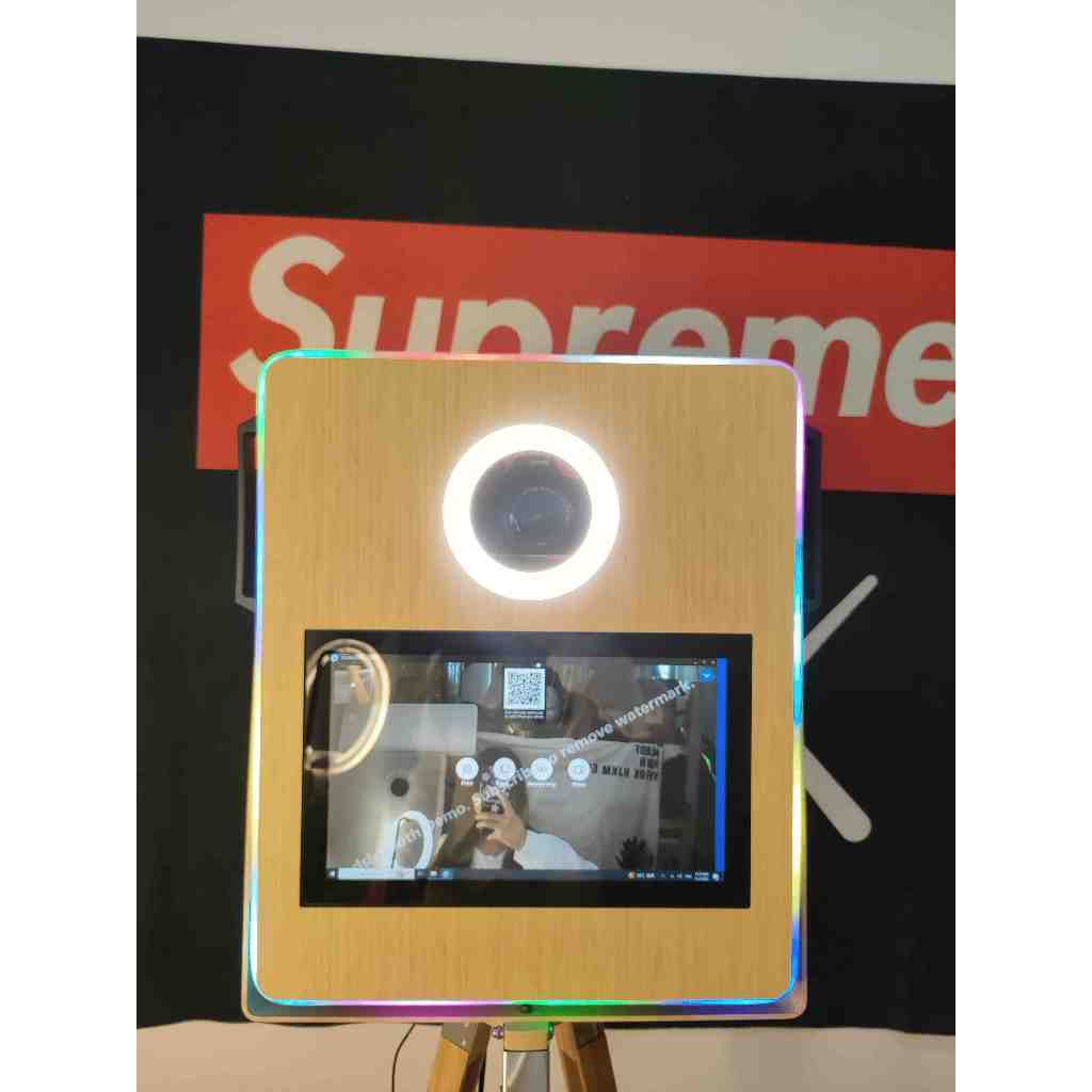 《DAVAO in stock》RCM156T Portable Kiosk Camera with Printer Vine Wooden ...