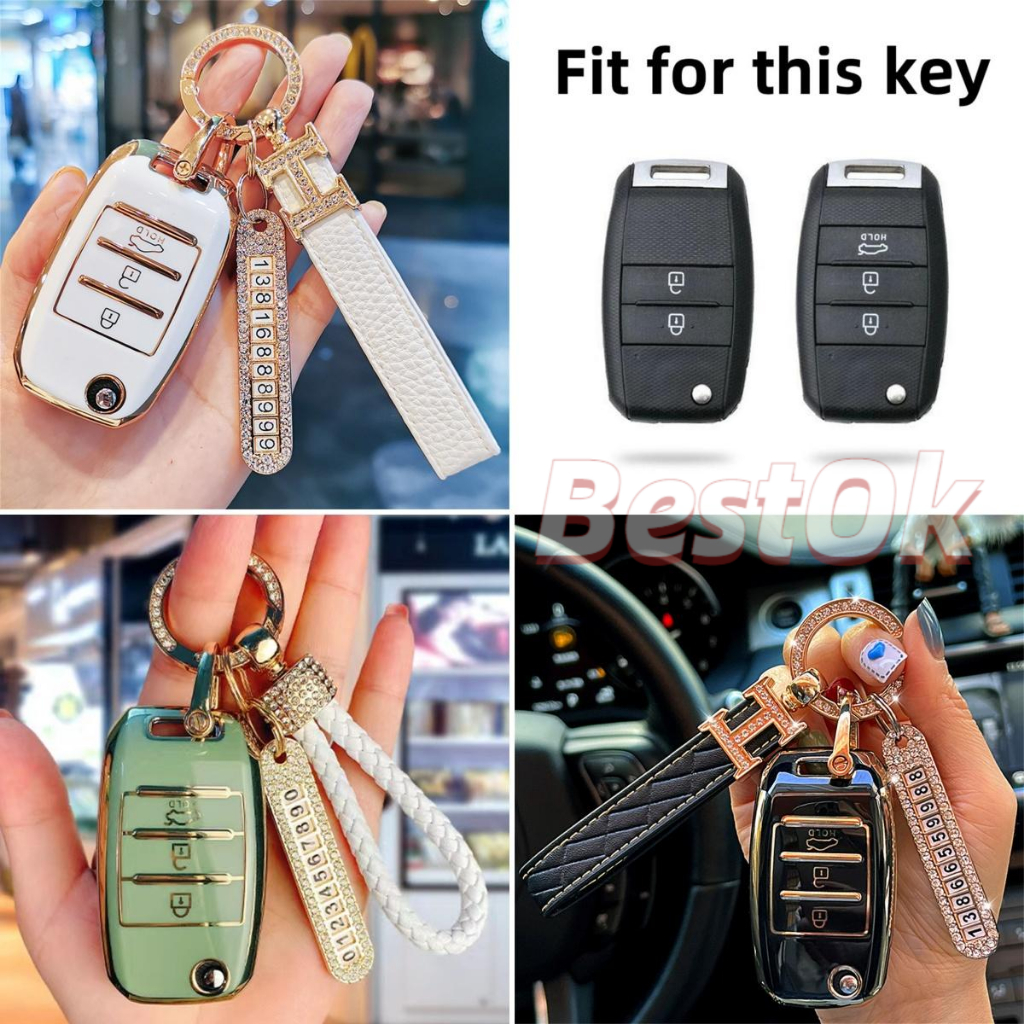Kia key case Stonic k3 k5 Kia rio Carnival optima avella pregio cd5 ...