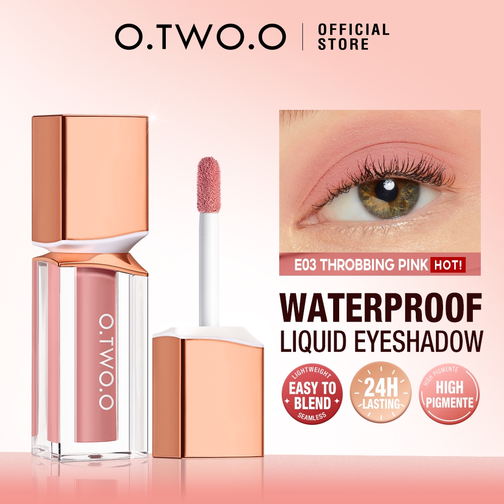 O.TWO.O Liquid Eyeshadow Matte Shine Velvety Smooth Touch Easy To Blend ...