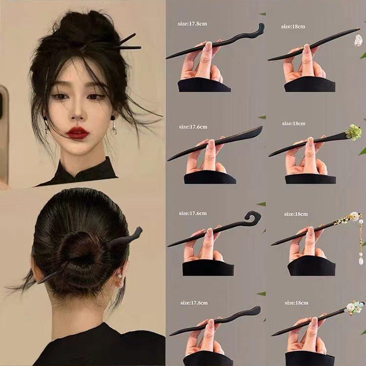 Gu Feng Hairpin Women's New Chinese Style 2024 New High end, Simple and ...