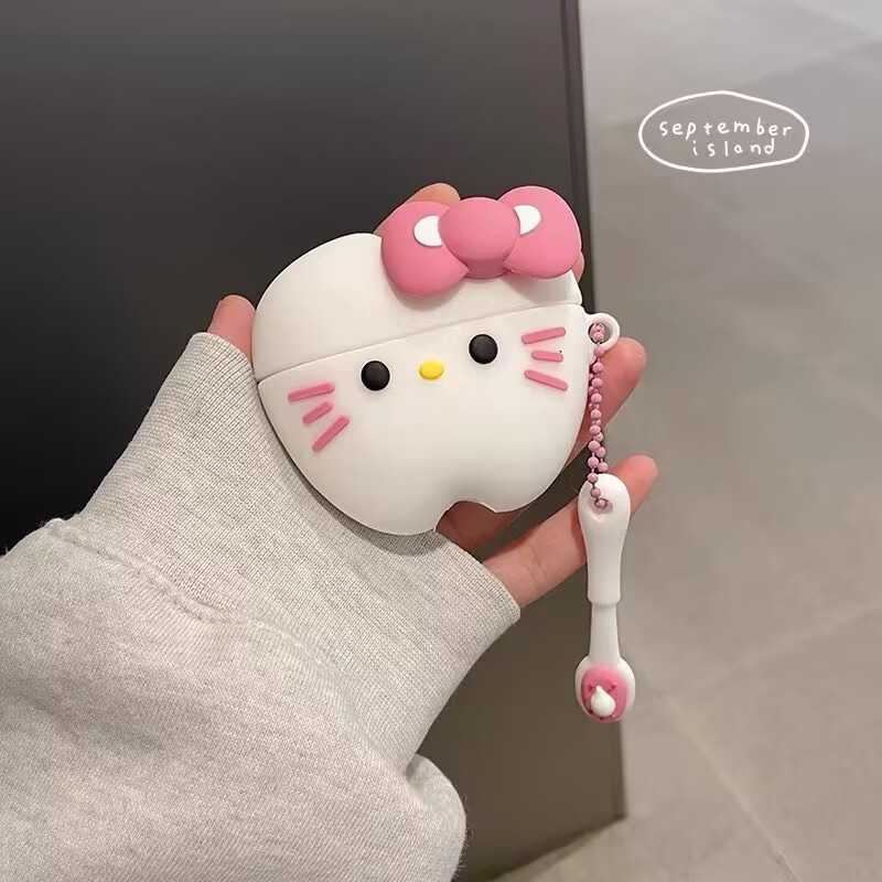 for Airpods pro 2nd gen 1 2 3 pro case Hello kitty airpods cover pink | Shopee Philippines