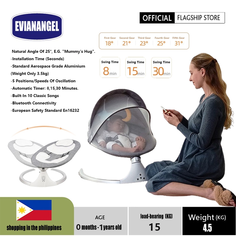 EvianAngel Electric Baby Rocking Chair Multifunctional Soothing Chair ...