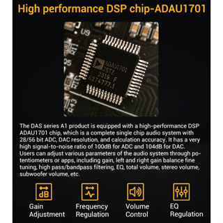 DIYMORE ZK-DAS A1 Mega Bass DSP Amplifier Board High Performance ...