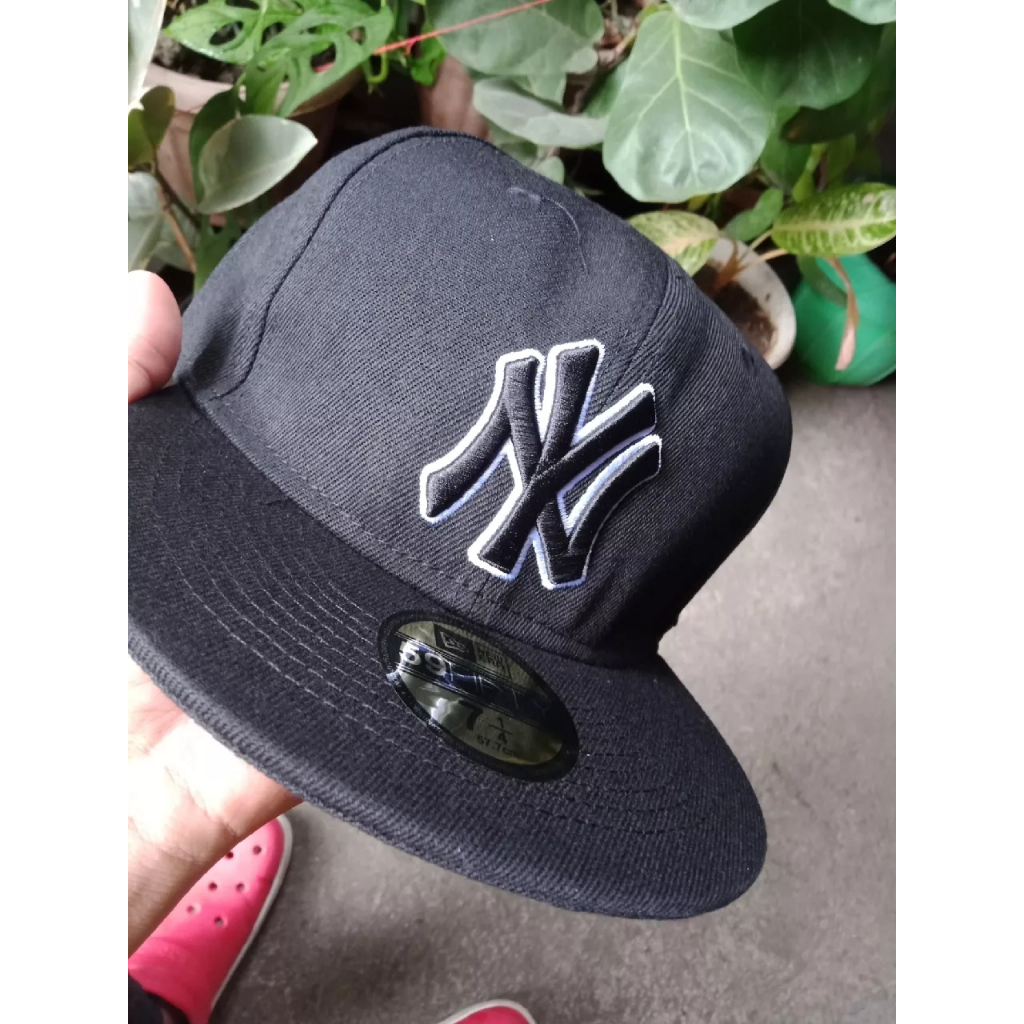 Ny baseball cap Strapback New York Yankees black Navy white blue ...