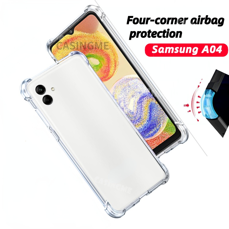 Samsung A04 Airbag Clear Phone Case For Samsung Galaxy A04 A04S A 04 S SamsungA04 5G Transparent ...