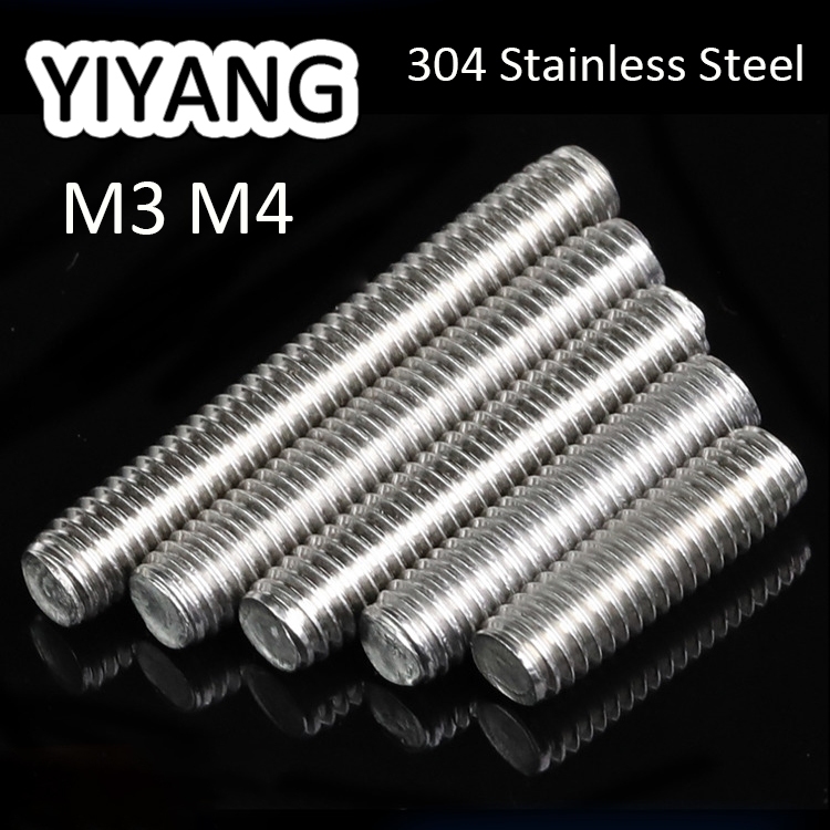 M3 M4 Fully Threaded Rods - 304 Stainless Steel | Shopee Philippines
