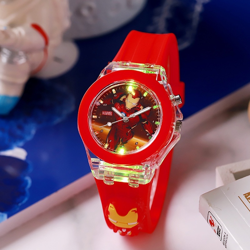 Spider-Man Kids LED Watch for Boys Girls Cute Cartoon Hello Kitty Watch ...