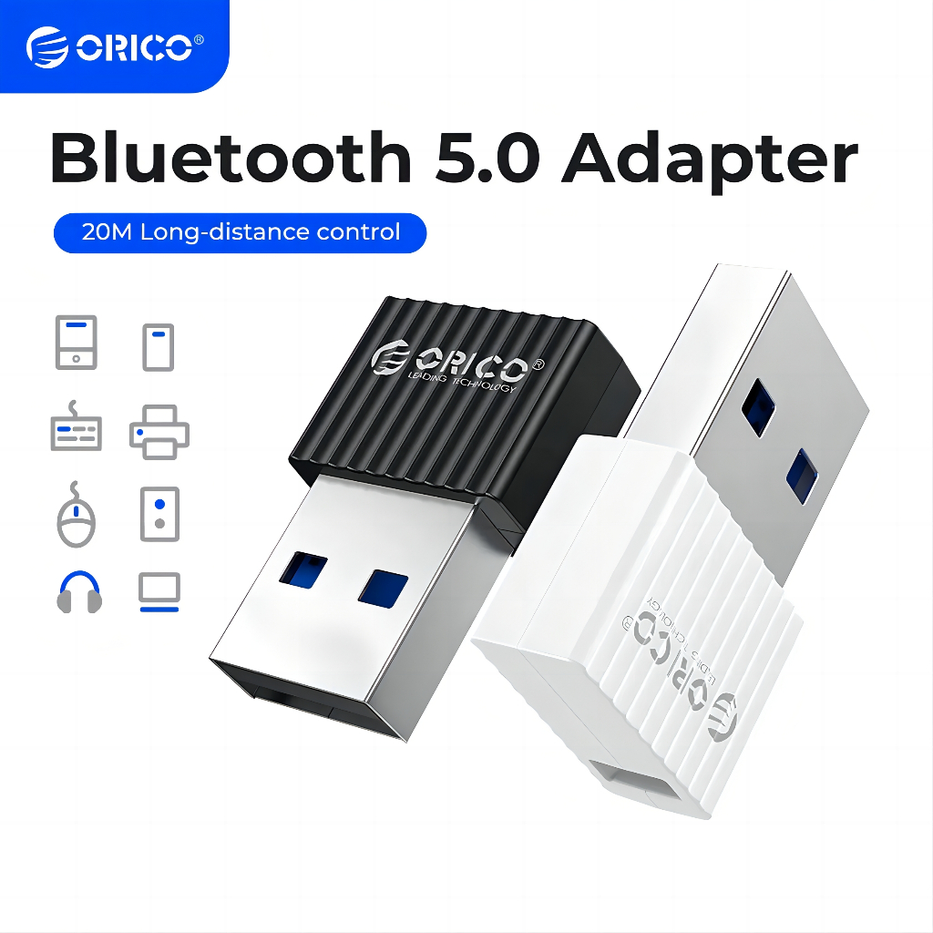 ORICO Bluetooth Dongle 5.0 Mini Wireless USB Adapter 5.0 Bluetooth ...
