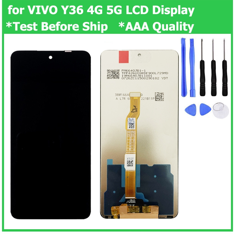 LCD For VIVO Y36 4G 5G LCD Display Touch Screen Glass Digitizer ...