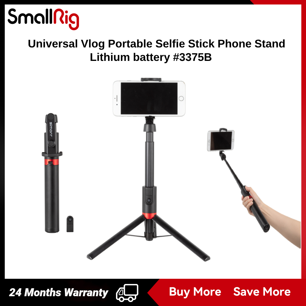 SmallRig Portable Foldable Bluetooth Tripod Selfie Stick for Cellphone ...