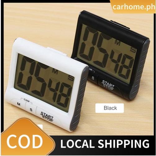 Digital Kitchen Timer with Strong Magnet Back Stand Hanging Hole Loud ...