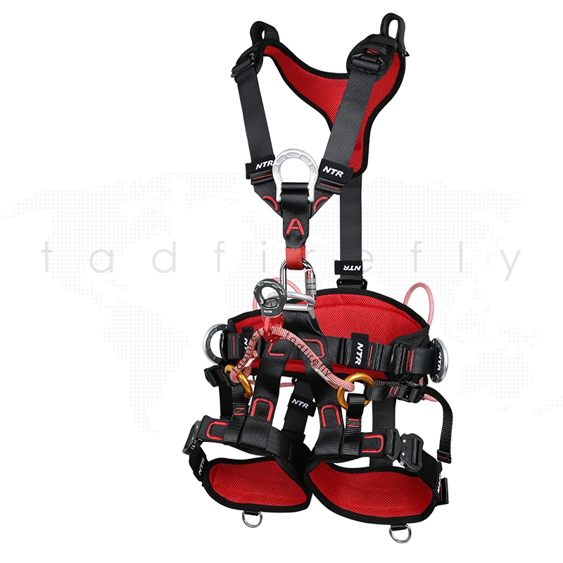 Safety Full Body Harness Arborist Tree Climbing Rescue Caving Rigging ...