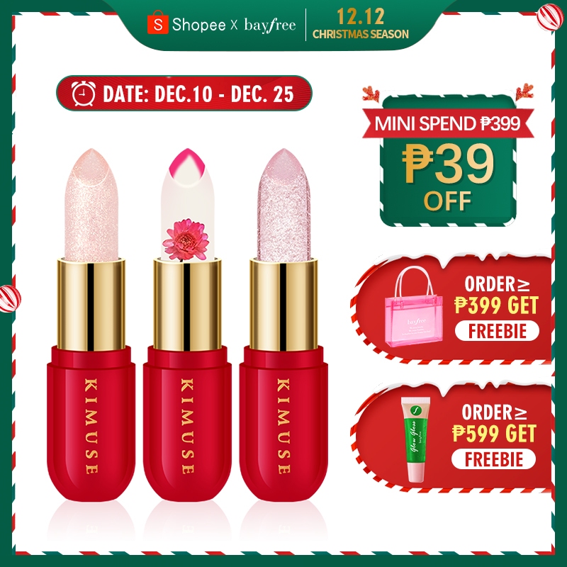 KIMUSE Color Changing Lip Balm Long-Lasting Waterproof Moisturizing Lip ...