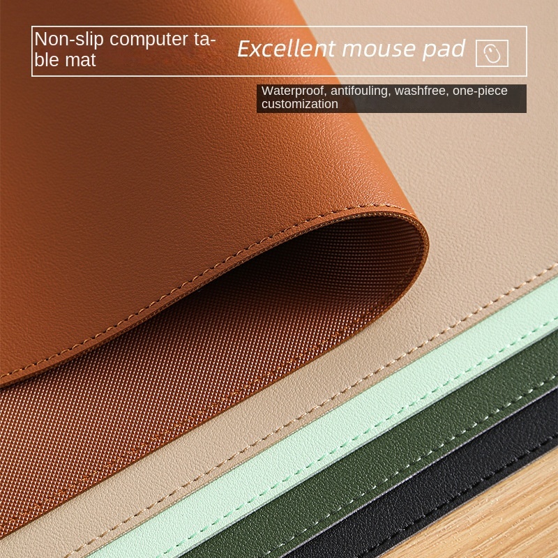 Customized Desk Mat large Leather Mouse pad extended Anti-slip Desk Mat ...