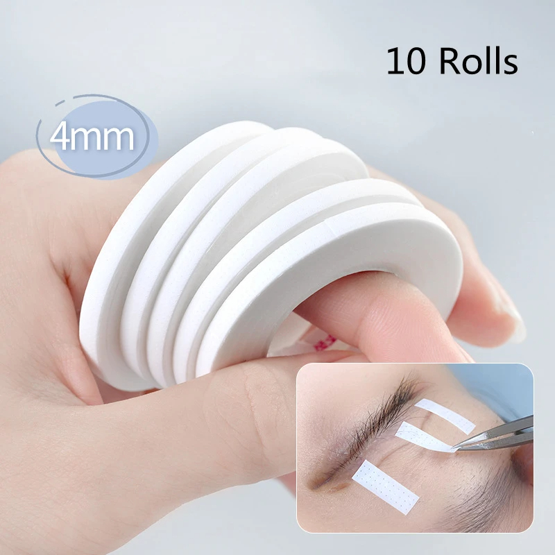 10Rolls Hypoallergenic Eyelash Lifting Tape Eye Patch Grafting False Lashes Extension Isolation ...