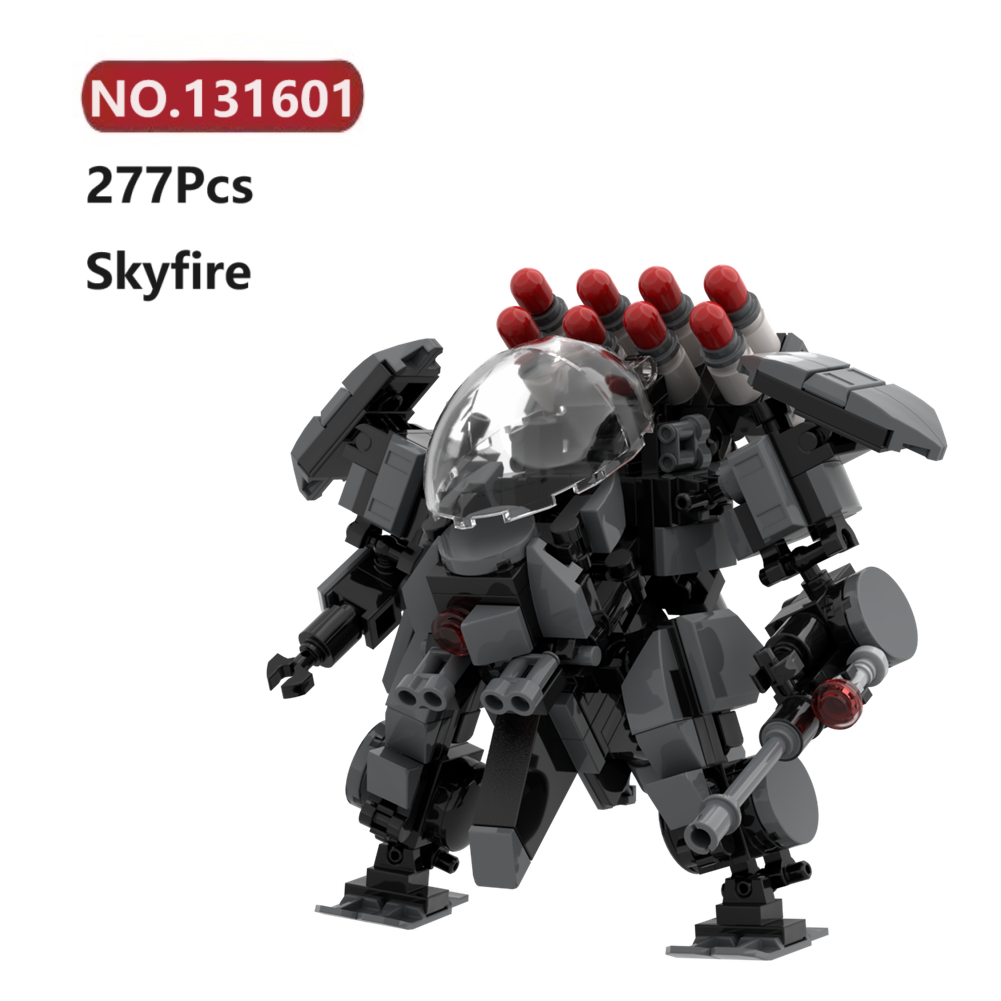 [MOC]Skyfire Manned Mecha Building Blocks 277 Pcs Mecha Bricks Toy Set ...