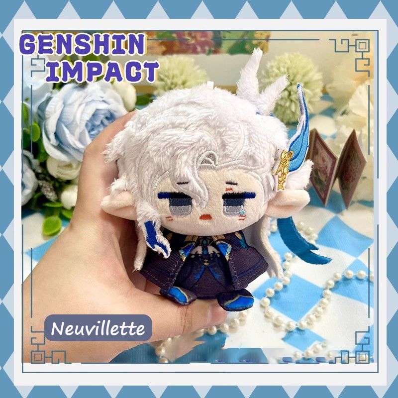Genshin Impact Plush Doll Focalors Neuvillette Wriothesley Mini Doll ...