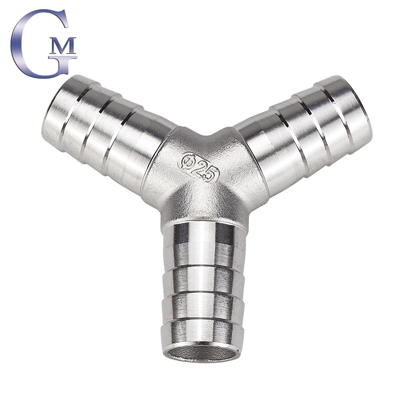 6mm to 25mm 304 Stainless Steel Y Type Hose Barb Joint Pagoda Connector ...