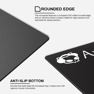 Akko Glass Gaming Mousepad, Professional Large Mouse Mat, Special Glass ...