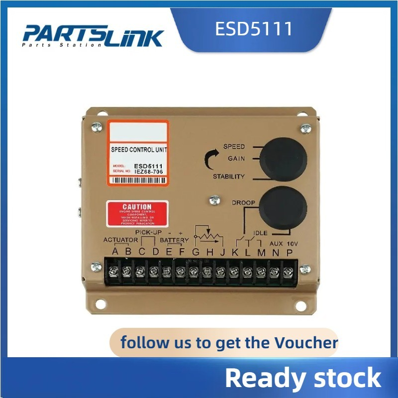 Replace Speed Controller ESD5111 diesel genset adjustment controller power supply DC generator ...