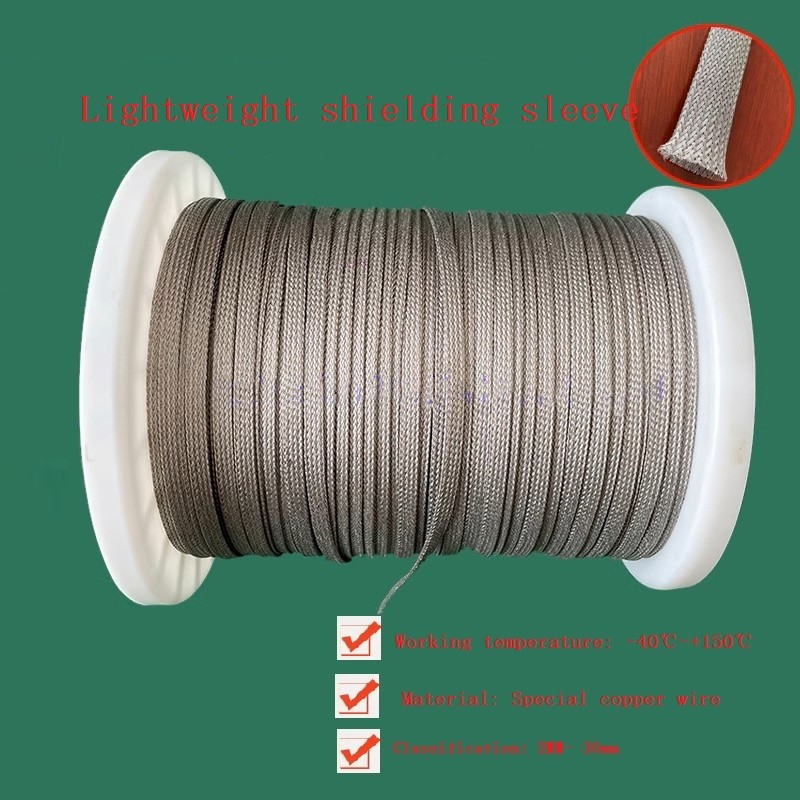 Light Duty Shielded Casing Copper Clad Yarn Braided Network Management ...