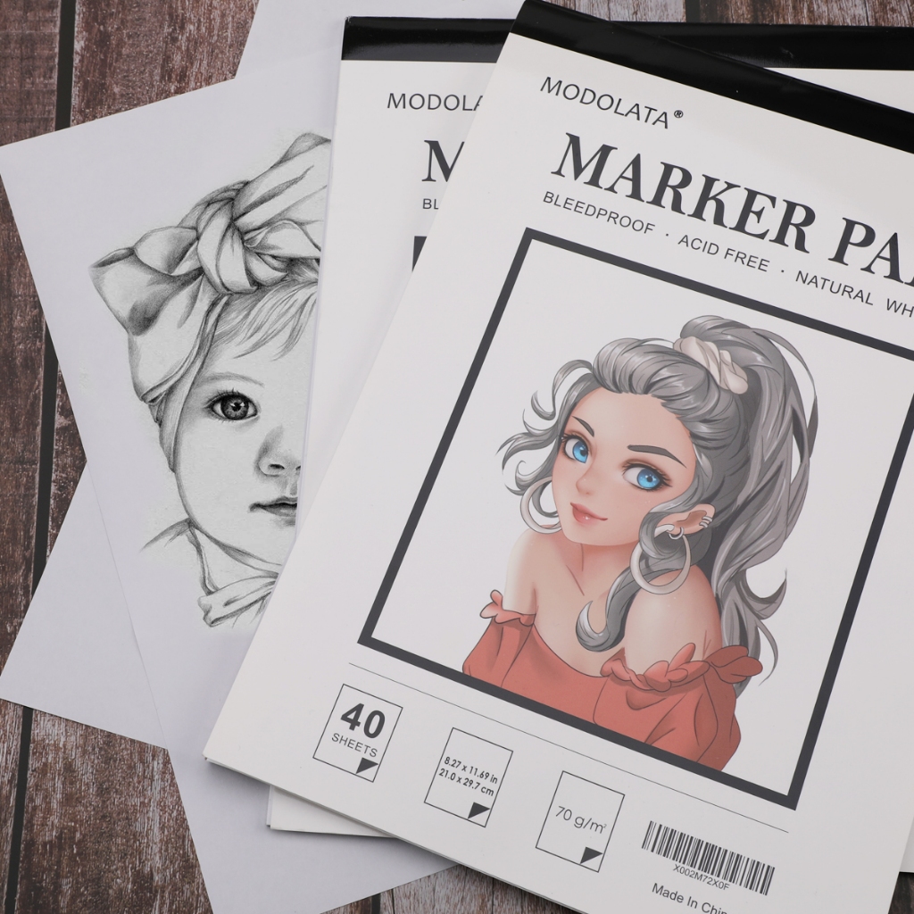 Sketch Marker Paper, Bleedproof Paper, 40 Sheeets, Artist Drawing Paper ...